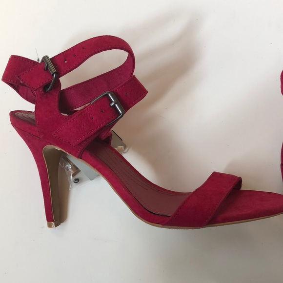 Zara | Shoes | Zara Red Strappy Sandals | Poshmark